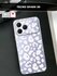 Чехол на Tecno Spark 50 / Текно Спарк 50 с принтом Белый леопардовый узор, прозр...