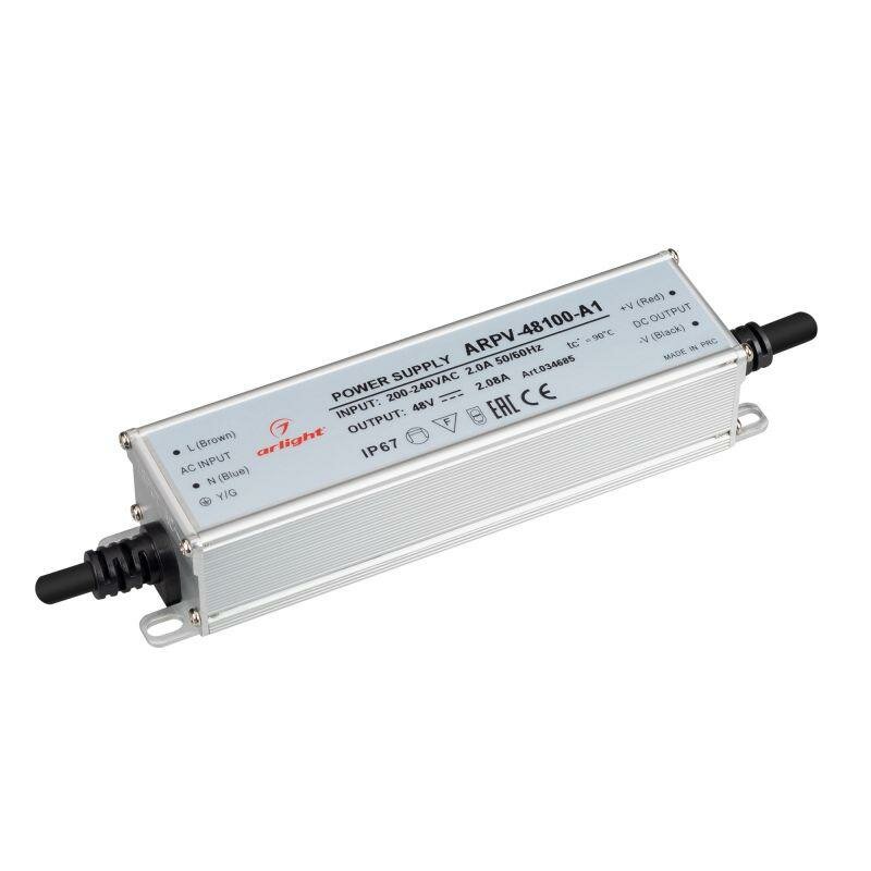 Блок питания ARPV-48100-A1 100Вт 48В 2.08А IP67 метал. Arlight 034685