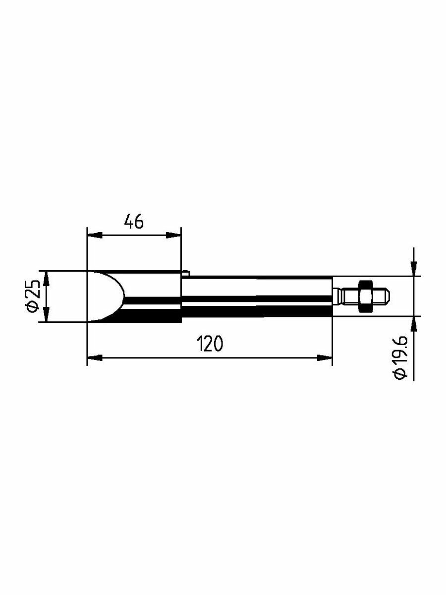 Жало паяльное 302MD для Ersa 300 (арт. 0302MD/SB)