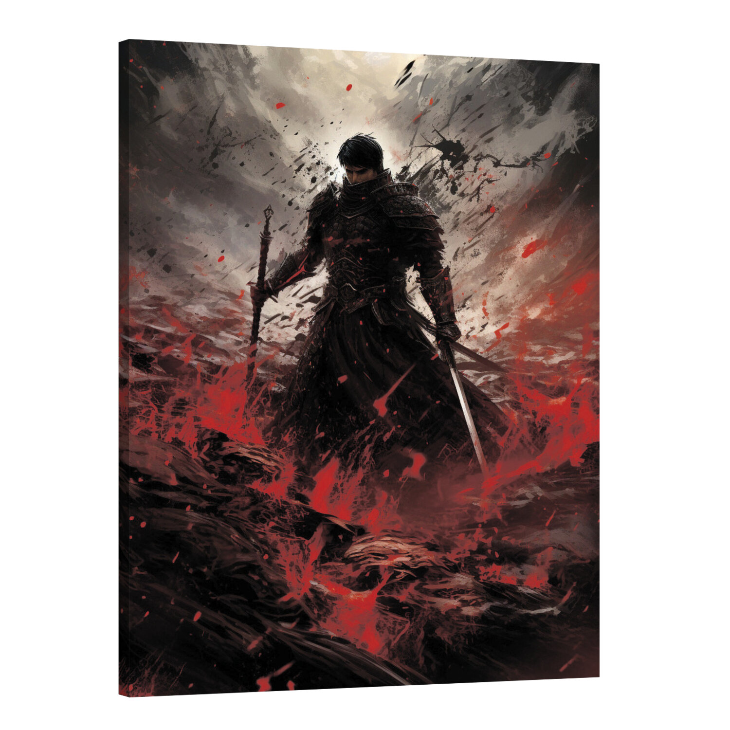 Интерьерная картина 50х70 "Берсерк: Жажда крови"