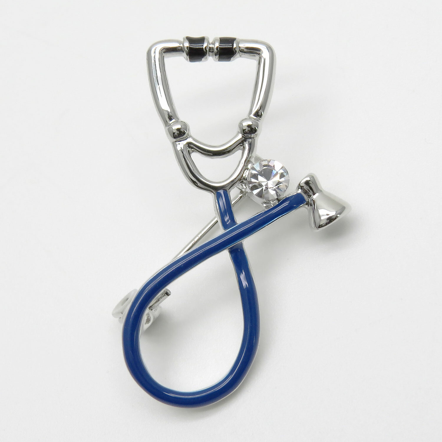 Брошь, эмаль, стразы