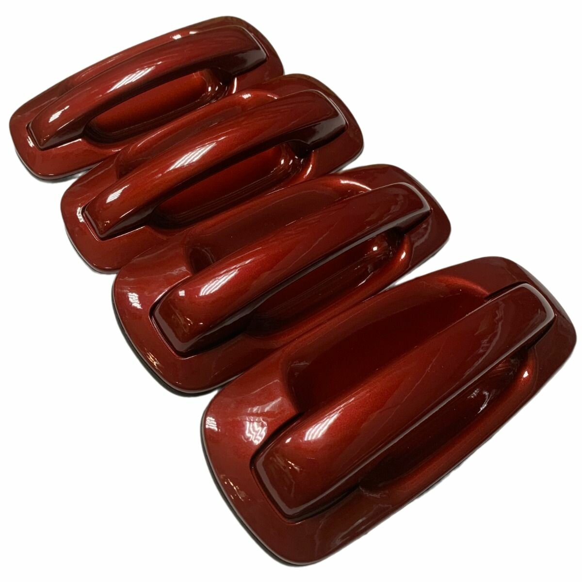 Ручки дверей ВАЗ 2110 - 2112 - 2170 - 2172 Лада приора цвет - калифорнийский мак (4шт)