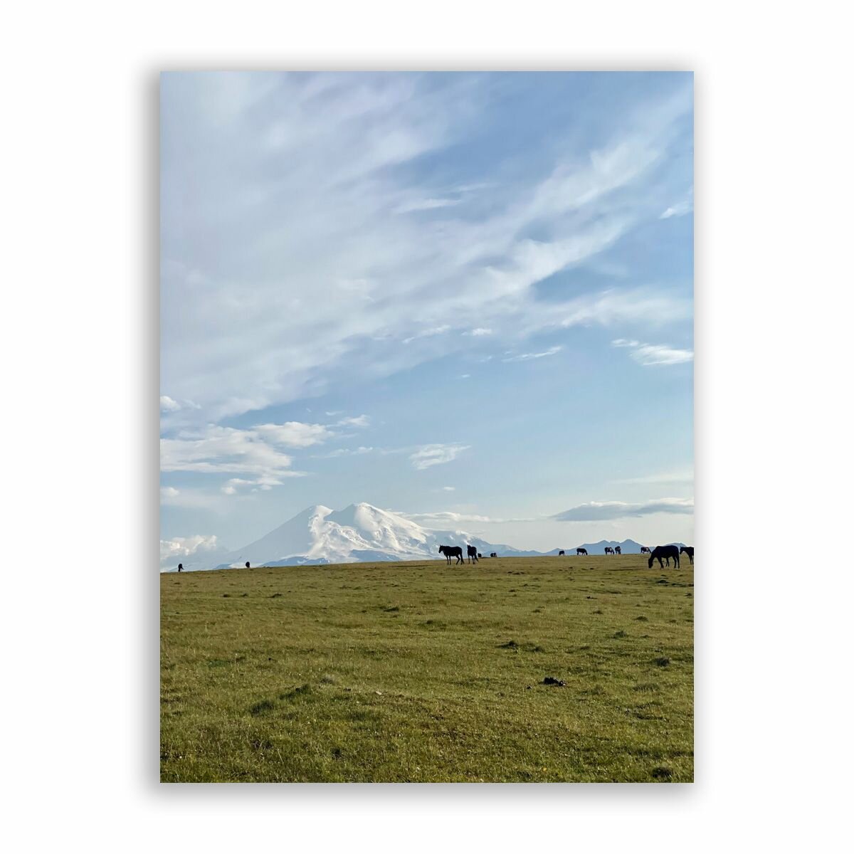 Постер, плакат на бумаге / Эльбрус / Размер 30 x 40 см
