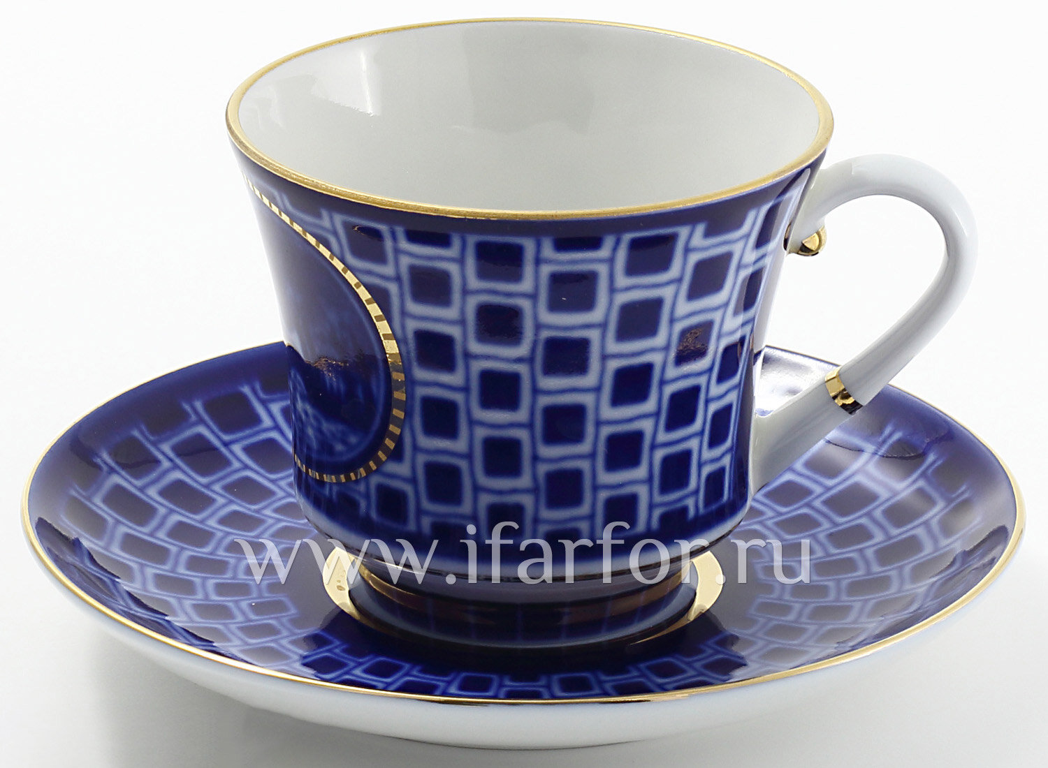 Чашка с блюдцем чайная Прачечный мостик Банкетная