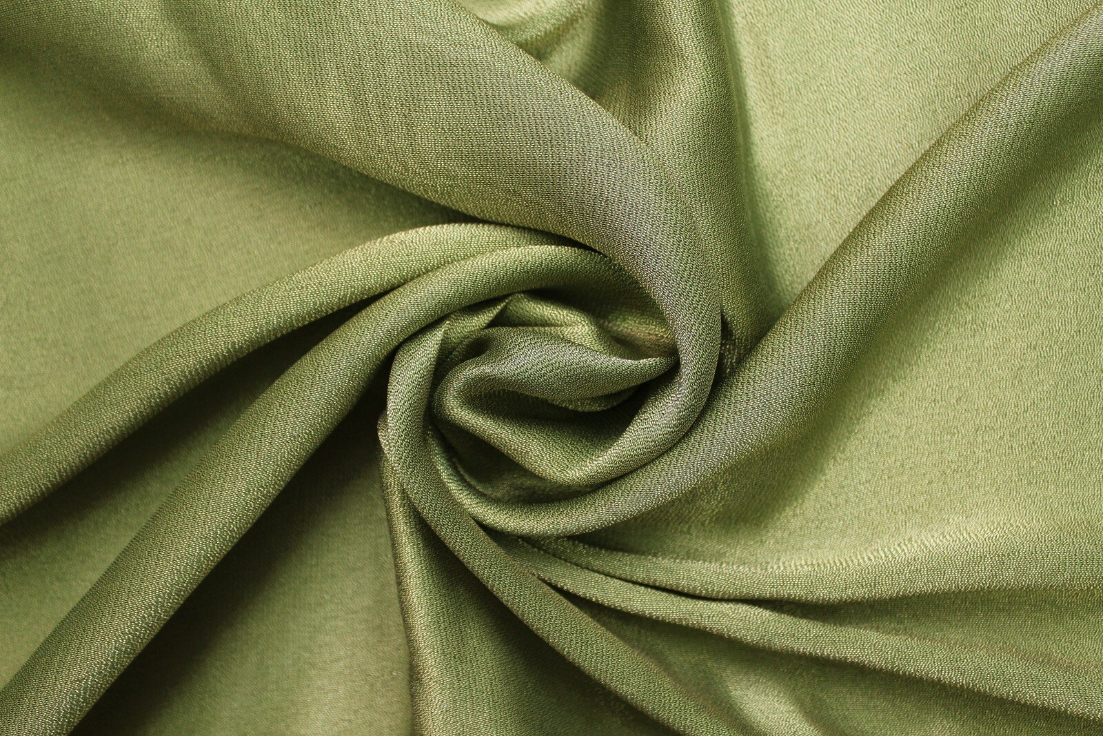 Ткань Шелк-перламутр зелёный, ш148см, 0,5 м