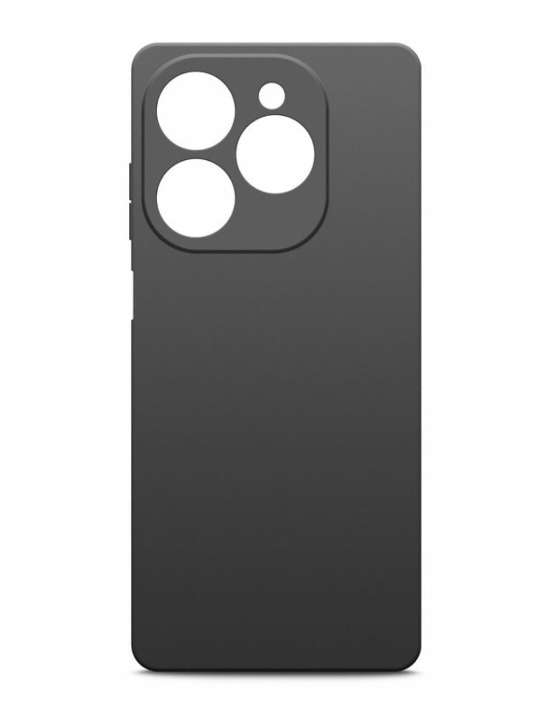 Tecno Spark Go 2024 / Spark 20 / 20c / pop 8 Силиконовый чёрный чехол для Техно Спарк Го 2024 / 20, 20с тесно течно поп 8