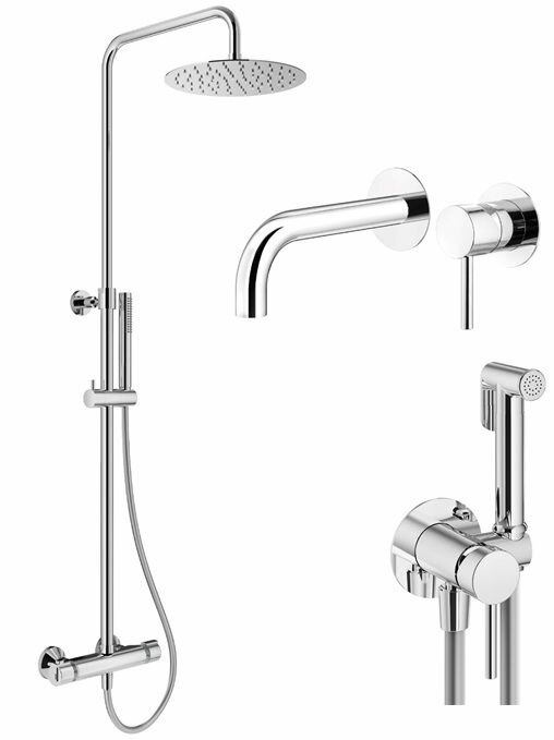 Комплект смесителей для душа Plumberia Selection KITZXO6302CR210, Хром