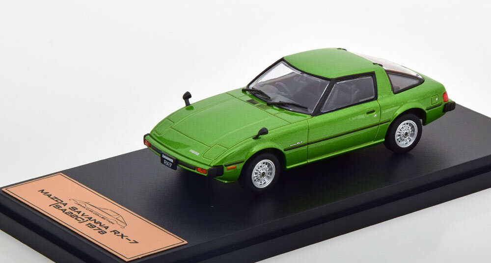 Модель коллекционная HACHETTE Mazda savanna RX-7 1978 green metallic / мазда саванна зеленый