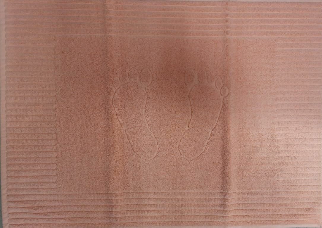 Полотенце MAXSTYLE для ног из 100% хлопка 50/70 см. (абрикос)