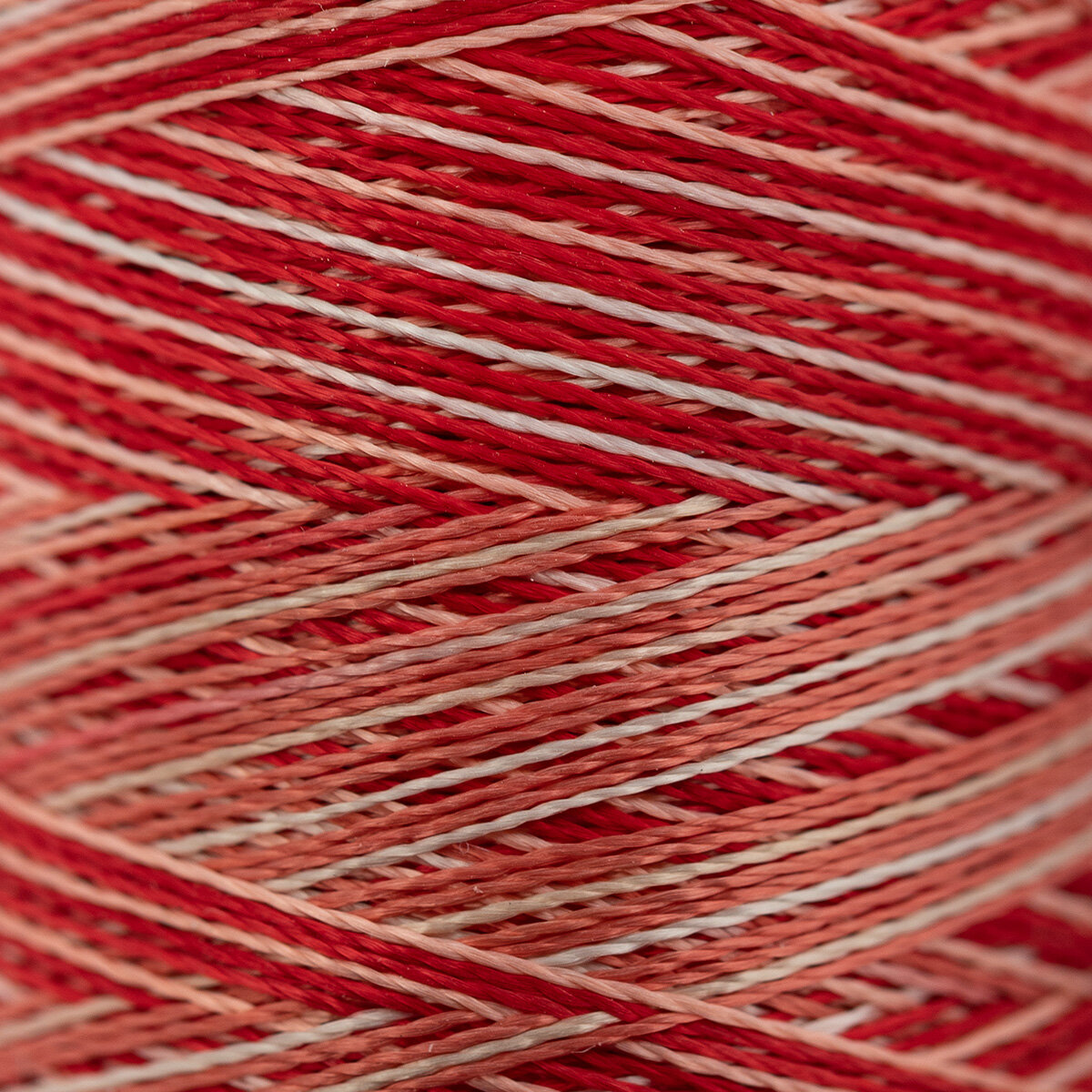 Нитки для вышивания "Gamma" мультиколор M120/2 100% вискоза 400 я Set 10 красные