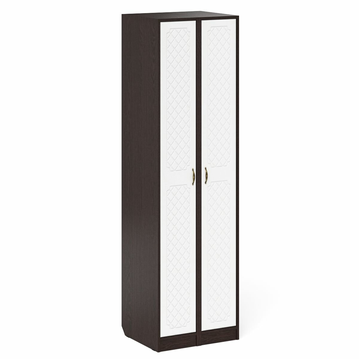 Два пенала Мебельный двор П-6-500 венге/белое дерево фрезеровка ромб