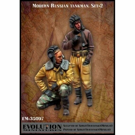 35097 Russian tankman. фигура для моделирования Evolution miniatures масштаб 1/35