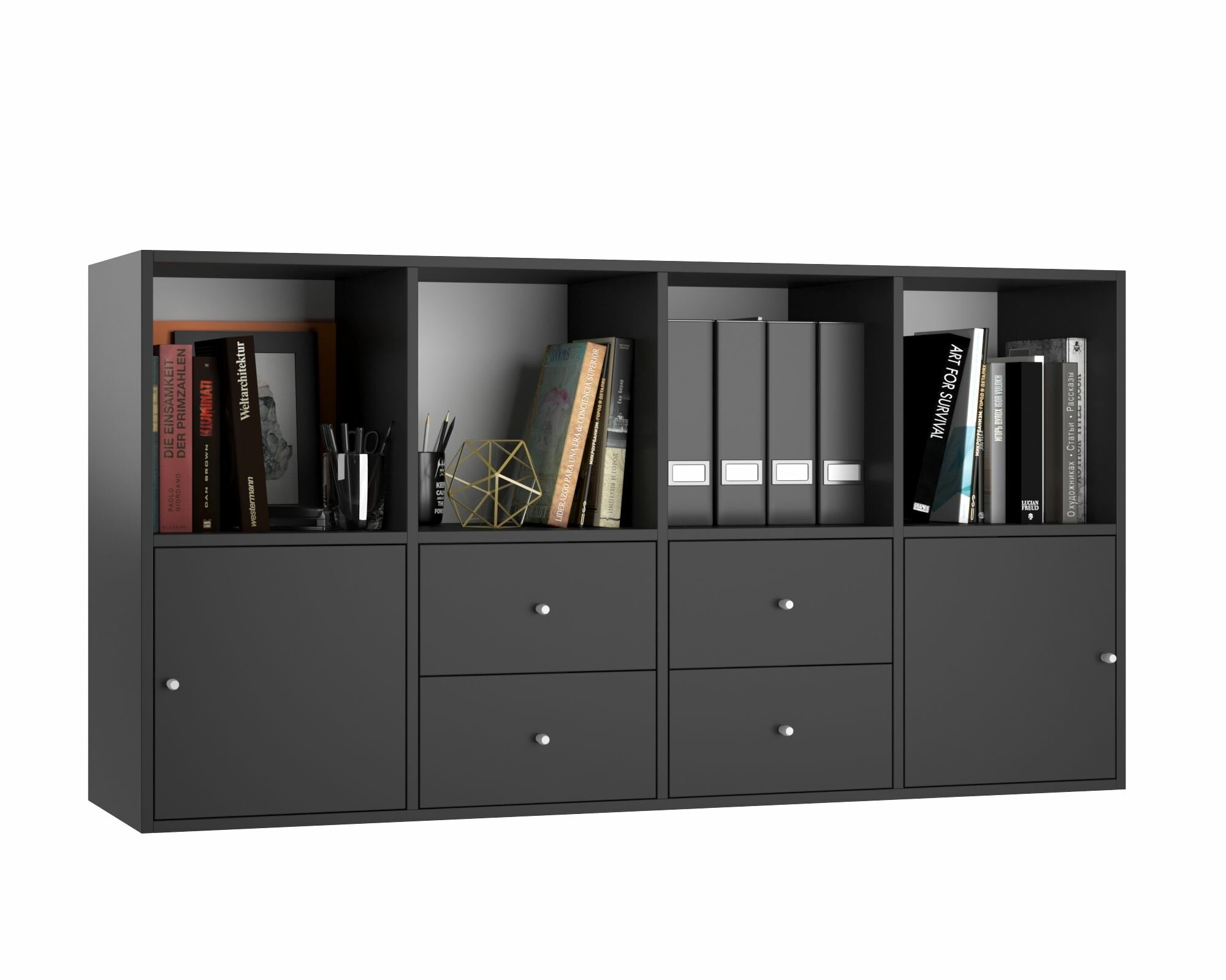 Стеллаж Мебель на Руси Билли 23 147 x 39 x 77 см