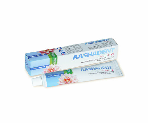 Зубная паста AashaDent Лотос, 100г — купить в интернет-магазине на ...