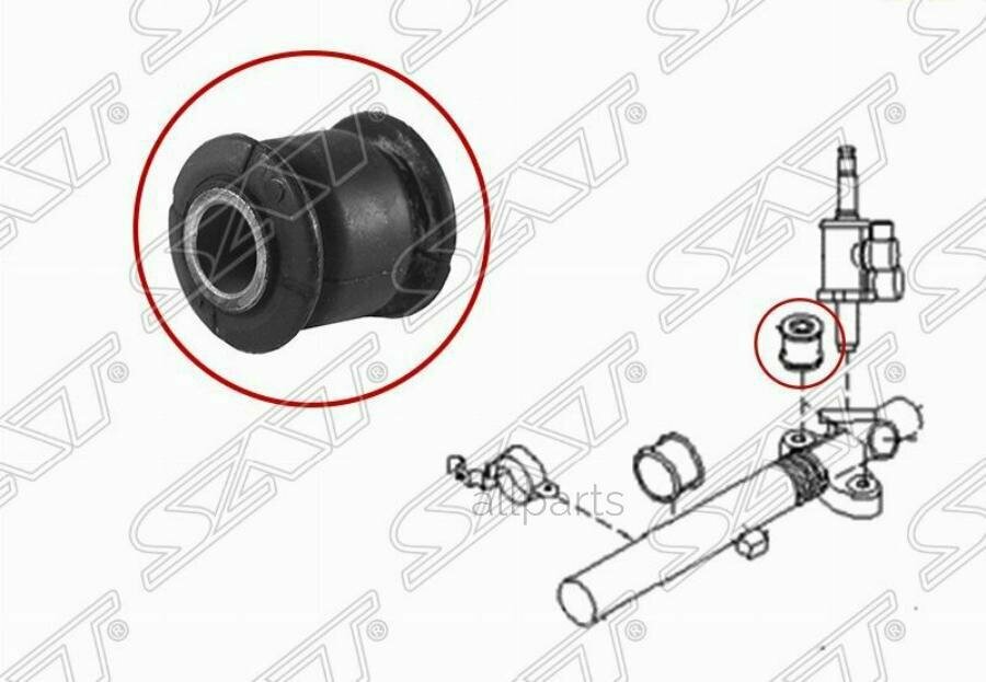 SAT ST-34112-AG00A-9E Сайлентблок рулевой рейки Subaru Forester 07-13 / Impreza 07-12