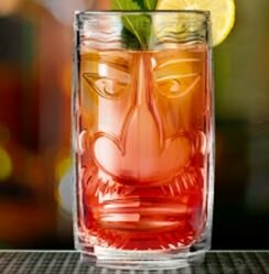 Стаканы для сока/воды "Tiki Sardinia" 450 мл, 4 шт. RCR Италия