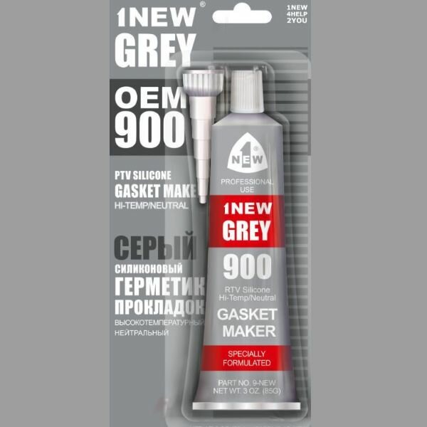 1 NEW. Герметик прокладок OEM 85 г, серый, высокотемпературный. 9NEW