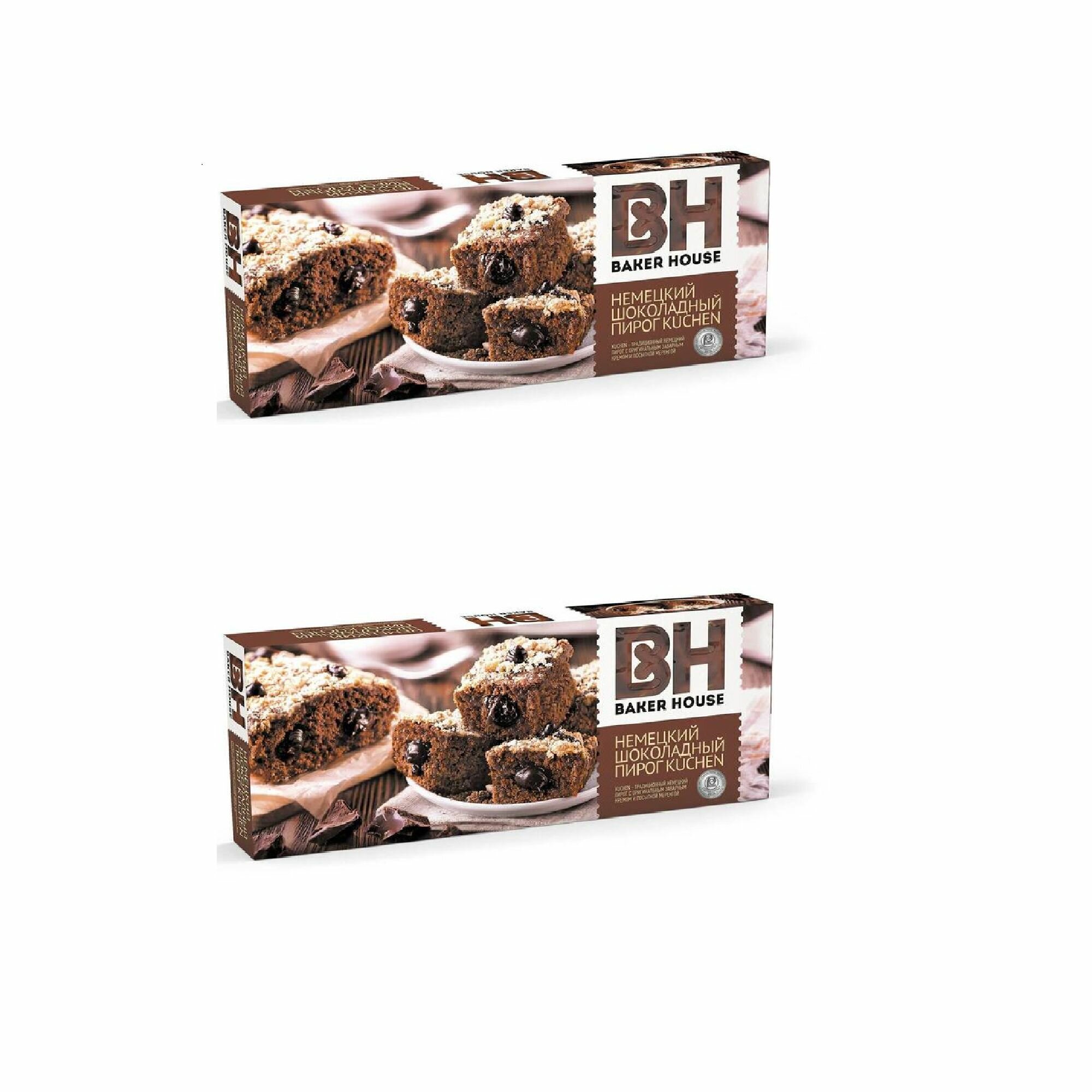Baker House Пирог бисквитный Kuchen, Немецкий, 350 гр, 2 уп