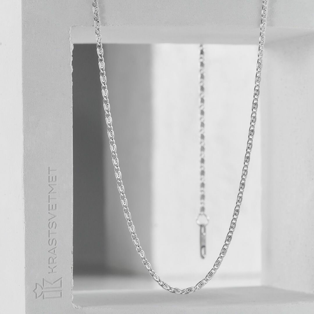 Цепь серебро, 925 проба, родирование