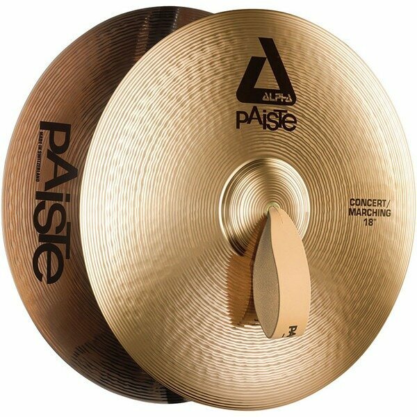 Тарелка оркестровая Paiste 0002505016 Alpha Concert/Marching 16"