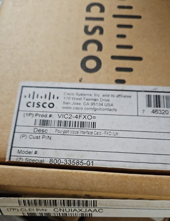 Cisco VIC2-4FXO