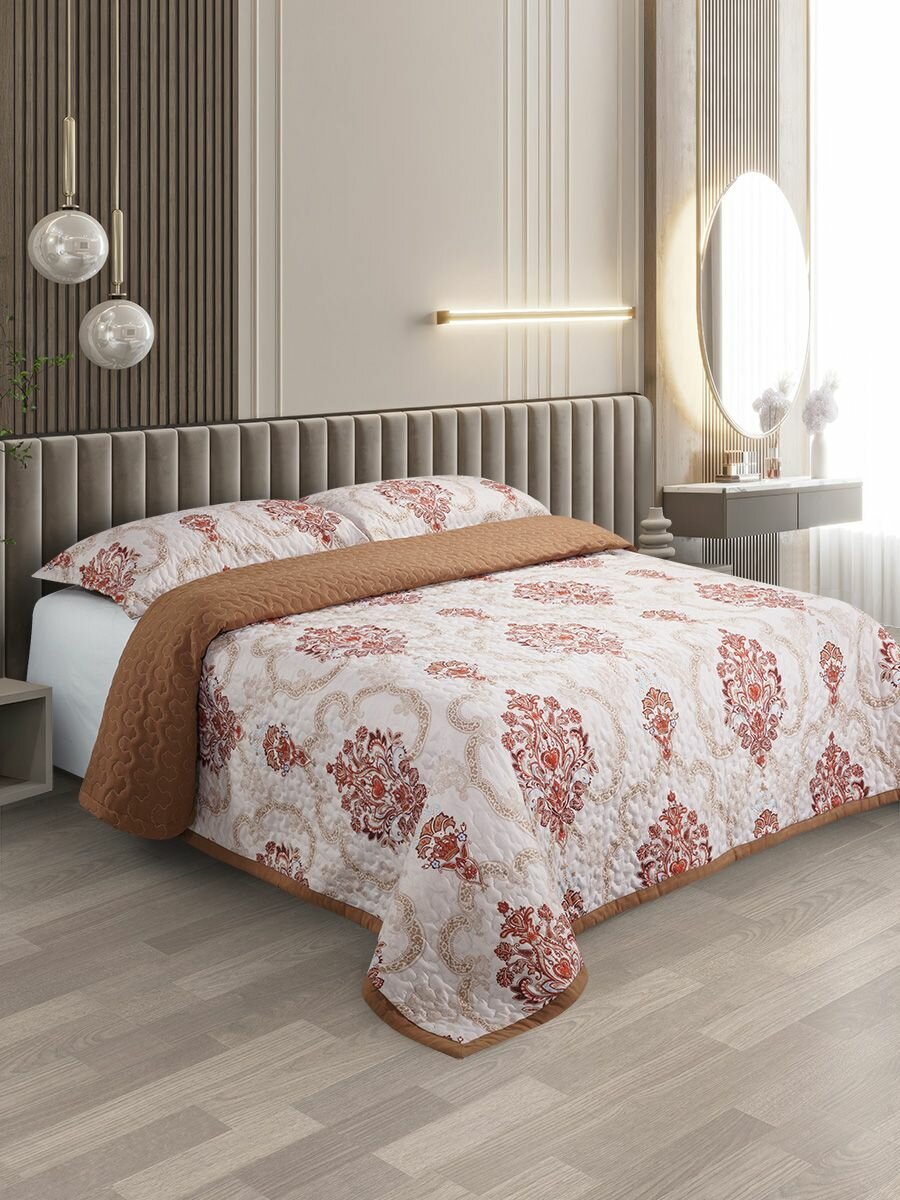 Покрывало на кровать, диван, кресло 1,5 спальное 160х220, полисатин, PSF-10