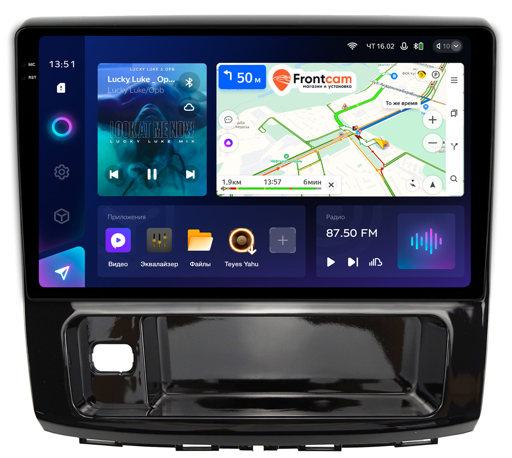 Штатная магнитола Haval H9 2014-2024 (глянец) Teyes CC3 2K 6/128 10.36" RM-10-910 Android 10 (4G-SIM, DSP, QLed)