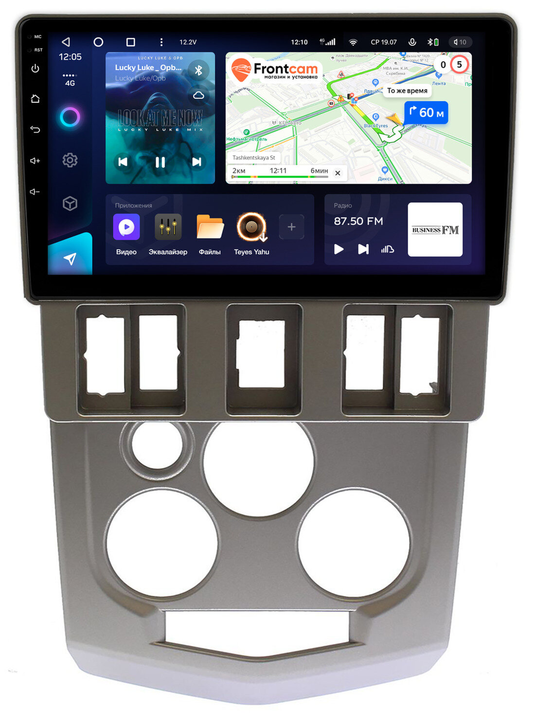 Штатная магнитола Renault Logan 2004-2009 Teyes CC3 4/64 9" RM-9-674 Android 10 (4G-SIM, DSP, QLed)