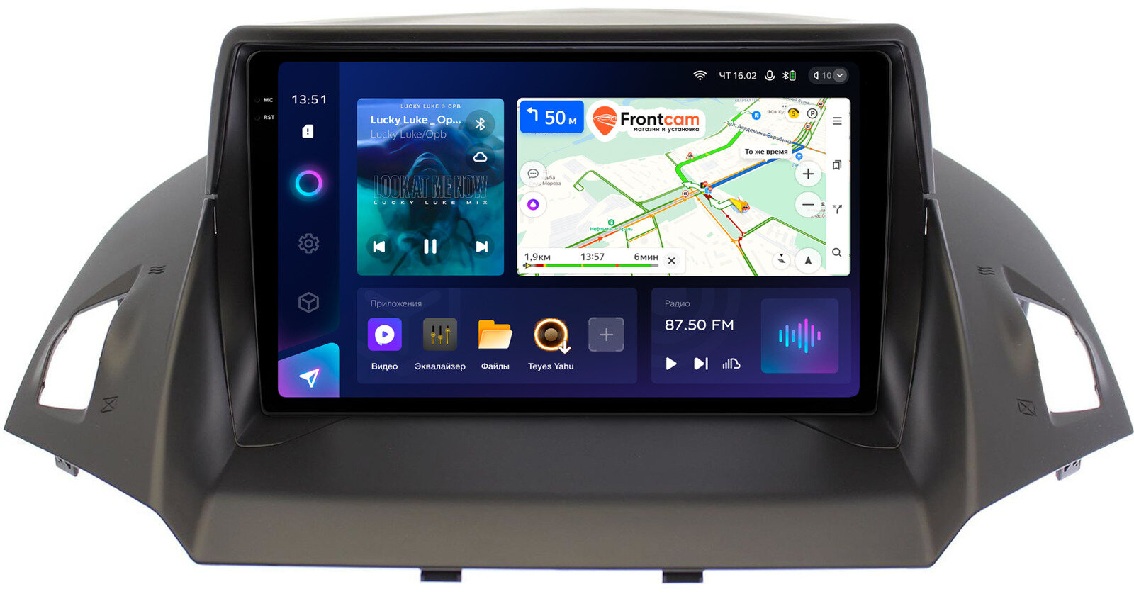 Штатная магнитола Ford Kuga 2 2012-2019 Teyes CC3 2K 4/32 9.5" RM-9028 Android 10 (4G-SIM, DSP, QLed)