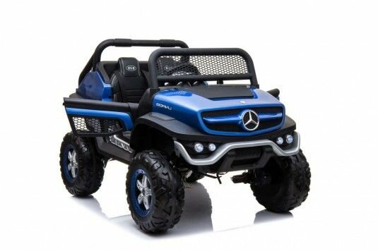 Электромобиль RiverToys P555BP MERCEDES Unimog 4*4 Синий глянец