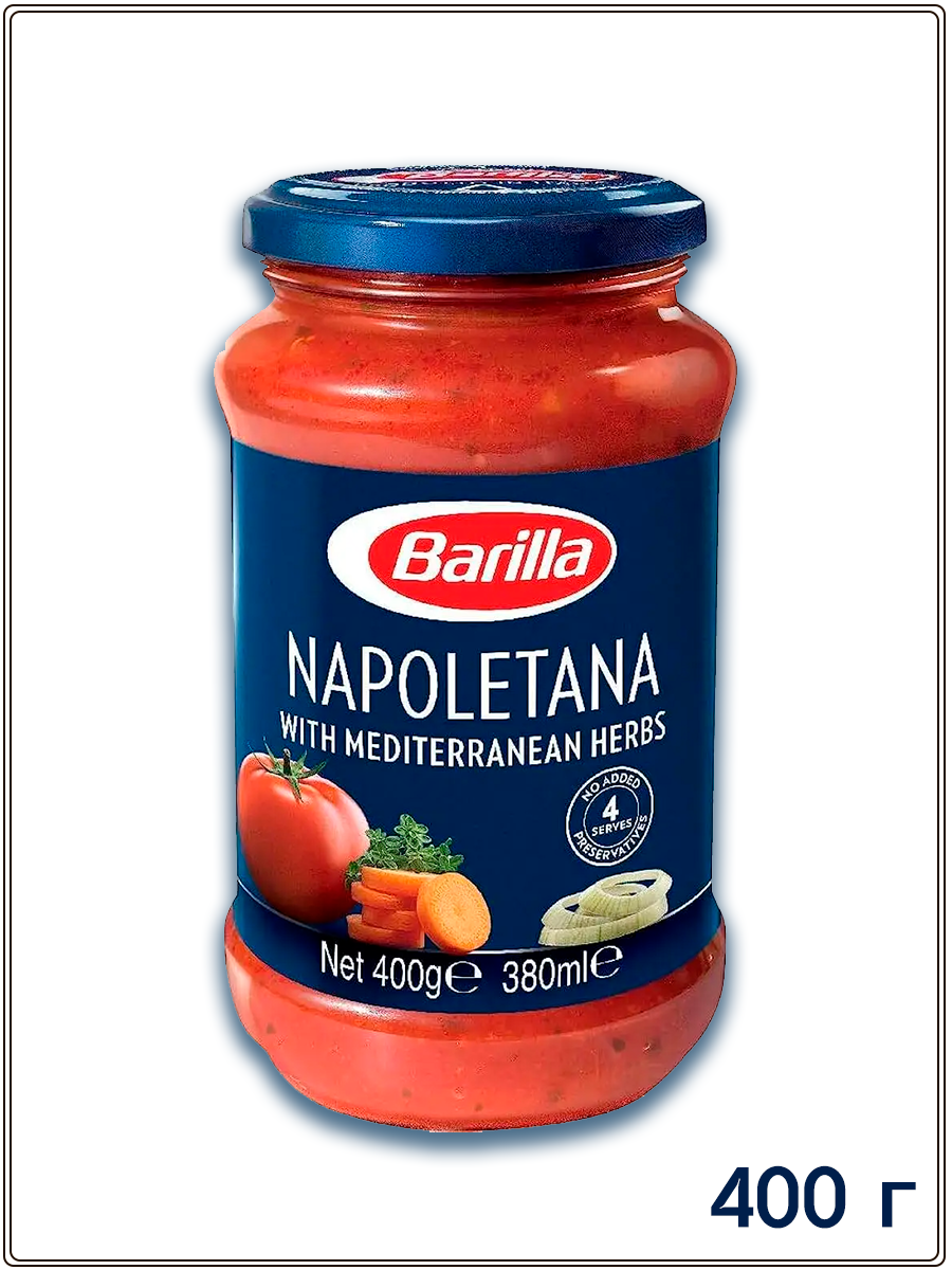 Соус Barilla томатный с овощами Napoletana, 400 г