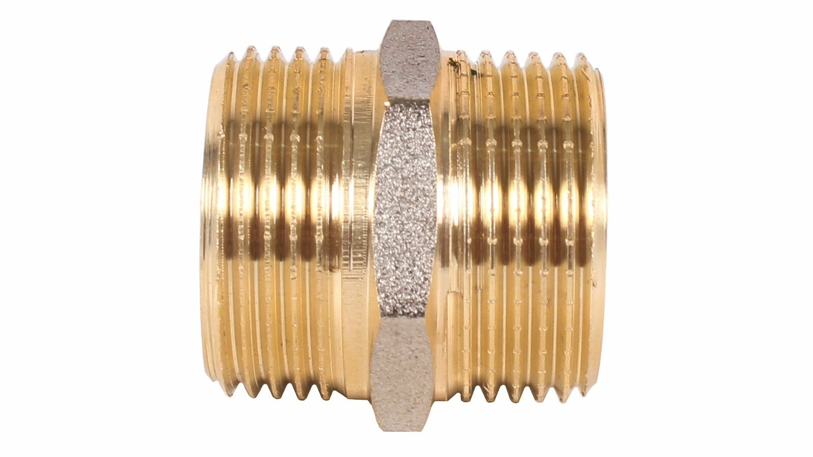 Ниппель соединительный 3/4х3/4 латунь