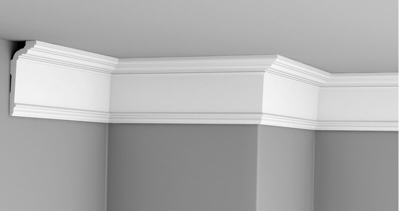 Плинтус потолочный Glanzepol GP-111, 1шт (длина 2м)