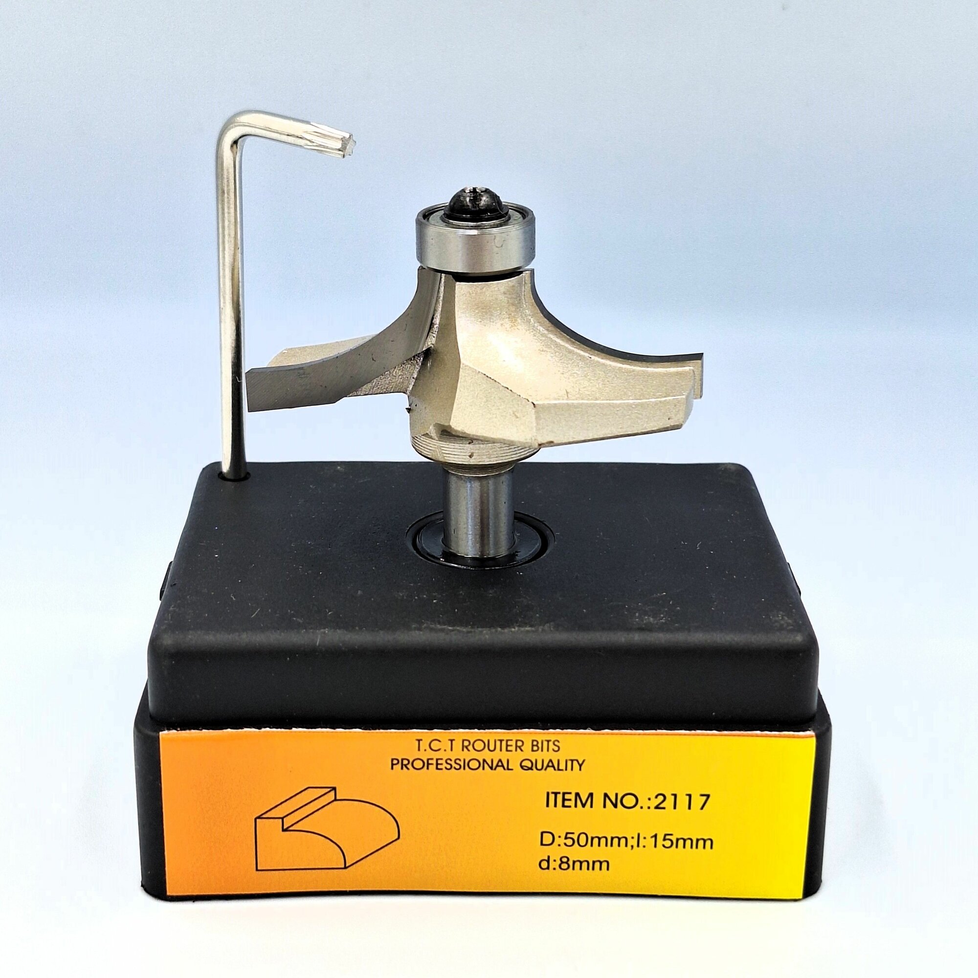 Фреза Globus 2117 D50, хвостовик 8 мм, кромочная калевочная