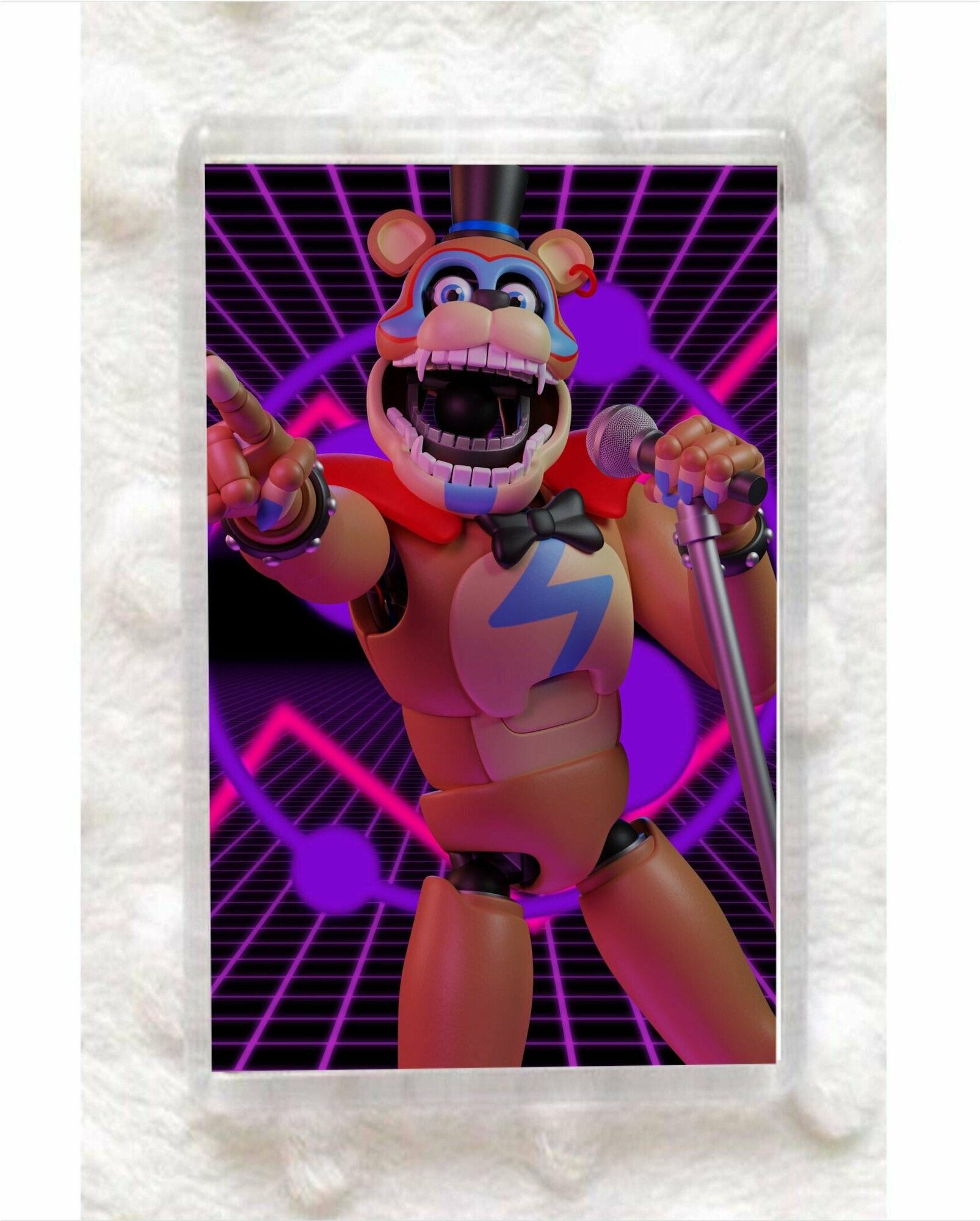 Магнит акриловый с принтом "5 ночей с Фредди"