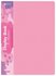 Папка с 20 прозр. вклад. Бюрократ Pastel PAST20PINK A4 пластик 0.5мм торц. карм ...