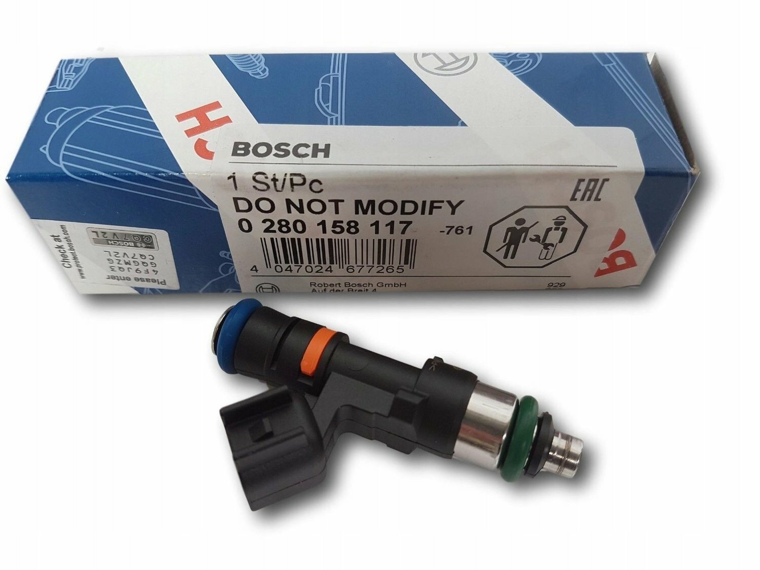 Форсунка бензиновая Bosch 0280158117 для FORD AUDI VW SKODA