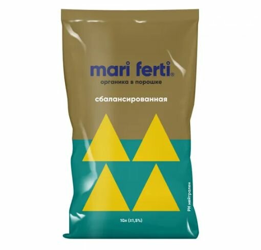 Органическое удобрение для овощей, рассады, цветов, картофеля, сада 10 литров, универсальное