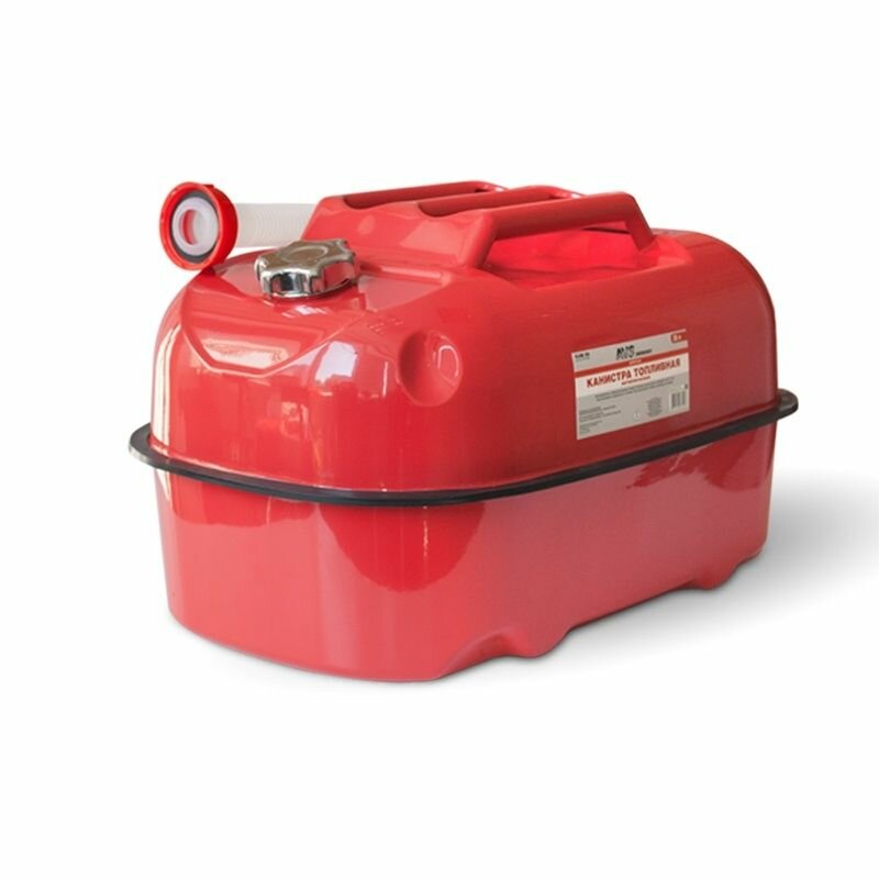 A07420S Канистра топливная металлическая горизонтальная 20 Л (красная) AVS HJM-20
