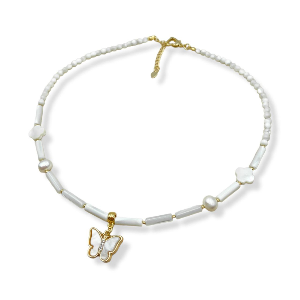 Чокер, перламутр, жемчуг пресноводный, жемчуг культивированный