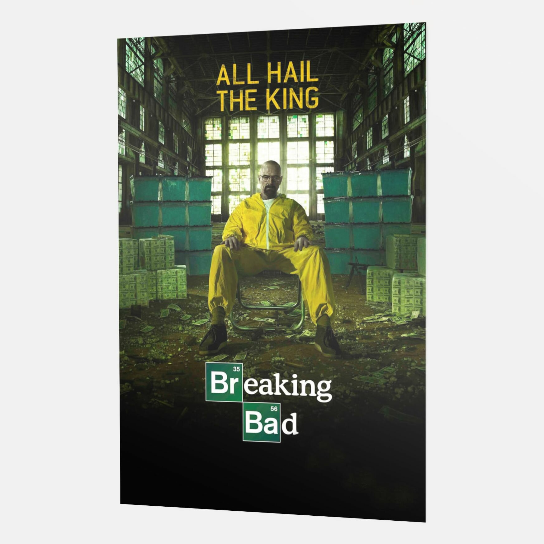 Интерьeрный постер (плакат на стену) по сериалу Во все тяжкие - 40x60 см. - от Poster4me