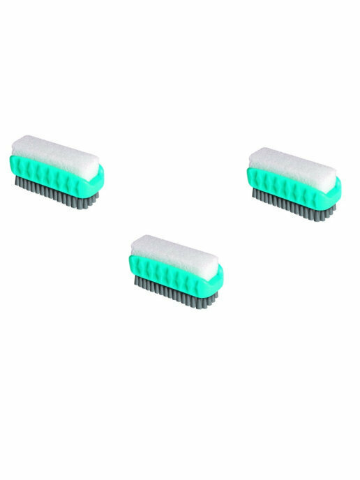 York Двусторонняя щетка для рук С пемзой, 3 шт/