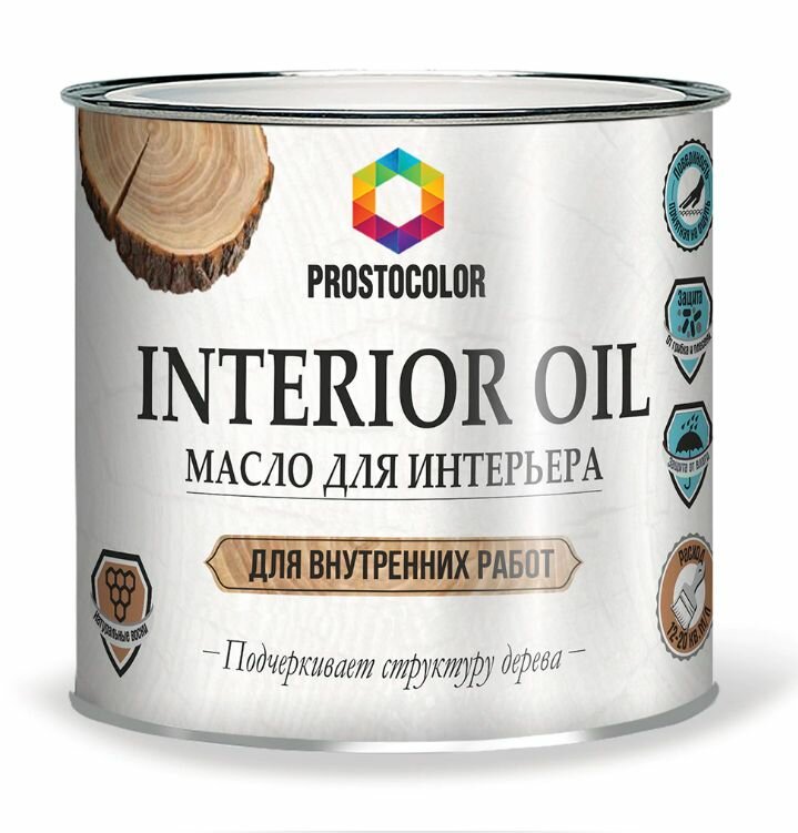 Масло для интерьера Interior PROSTOCOLOR Oil 2,2 л белое