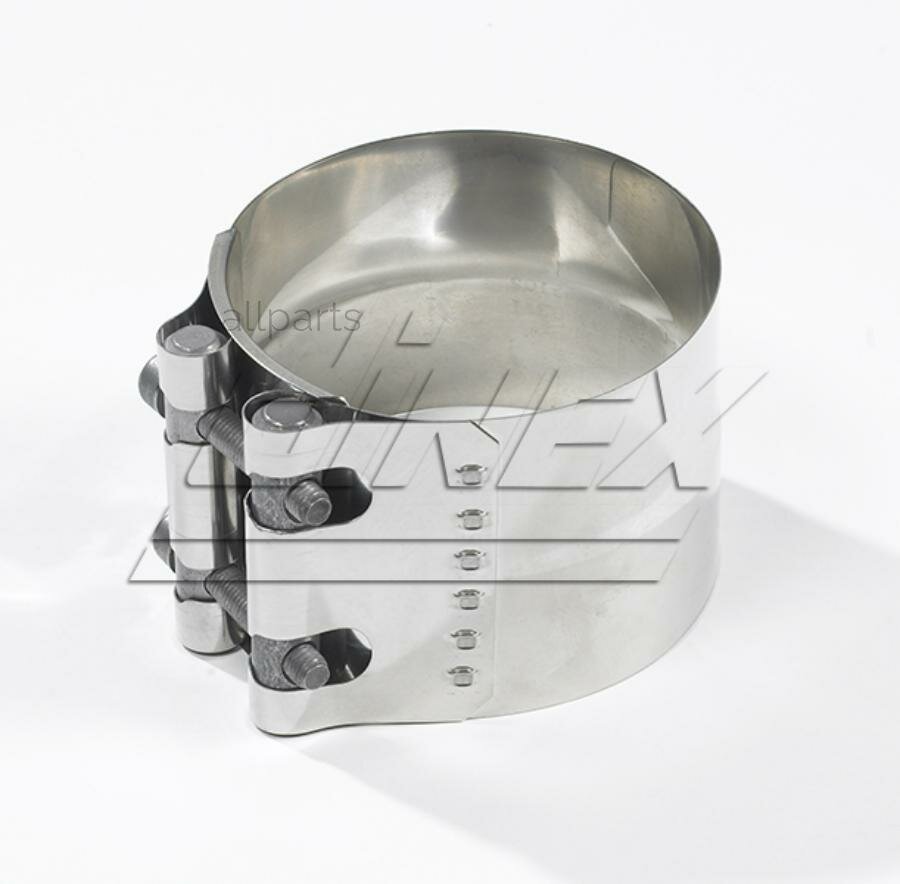 DINEX 99328 хомут глушителя! (нерж) Premium D127/132 L75 хомут гофры \ Volvo, DAF