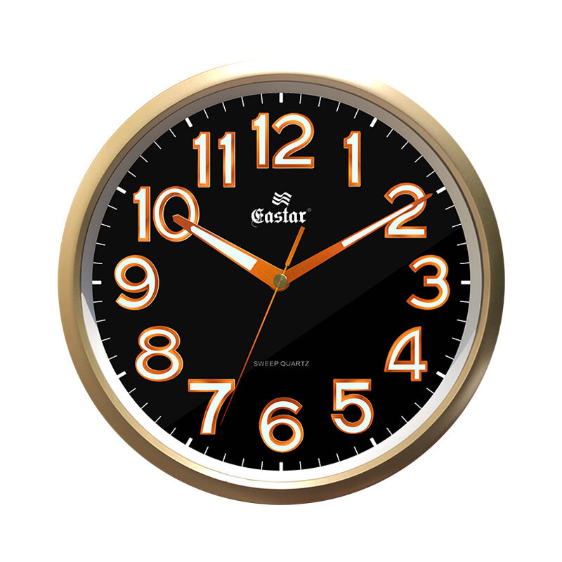 Настенные часы "Бесшумные", кварцевые, диаметр 25.5 см