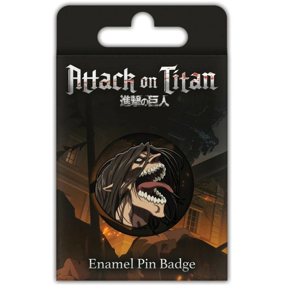 Значок Pyramid Attack on Titan: The Final Season Eren Titan Rage PBE5917