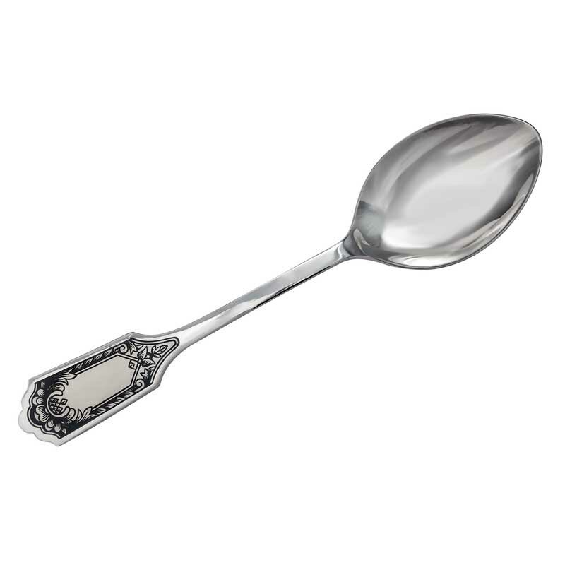 Серебряная десертная ложка Фамильный
