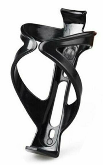 Флягодержатель велосипедный поликарбонат высокопрочный облегченный новый дизайн черный HORST