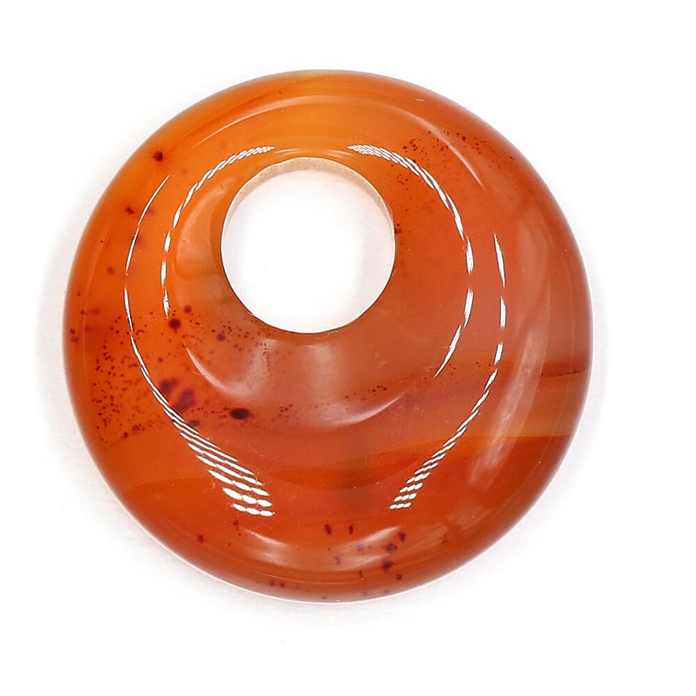 Бусины из розового кварца 18 мм Оранжевый, Red Agate