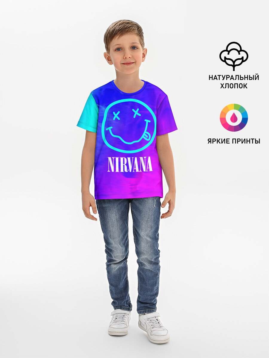 Футболка хлопковая детская NIRVANA / НИРВАНА